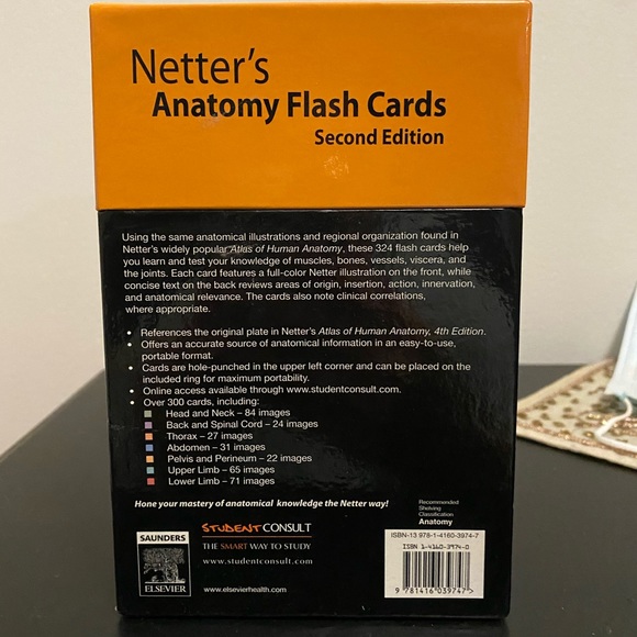 Other | Netter Anatomy Flash Cards | Poshmark
